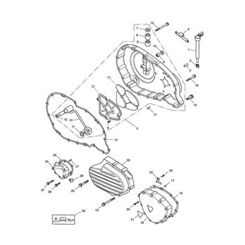 Triumph T1260968 - Gasket, Rh, Cover - Adept Powersports