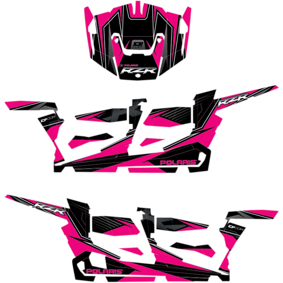 D'COR Visuals Complete UTV Graphics Kit - AdeptPowersports.com