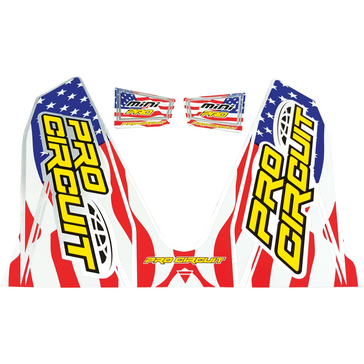 Pro Circuit T-6 Exhaust Decals - AdeptPowersports.com